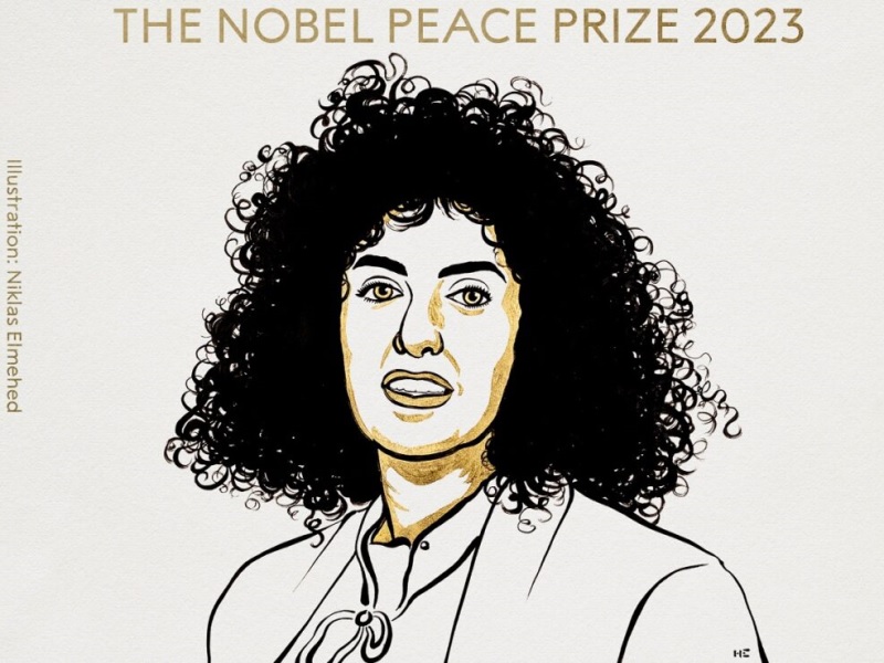 Premio Nobel per la Pace all'attivista iraniana Narges Mohammadi ...